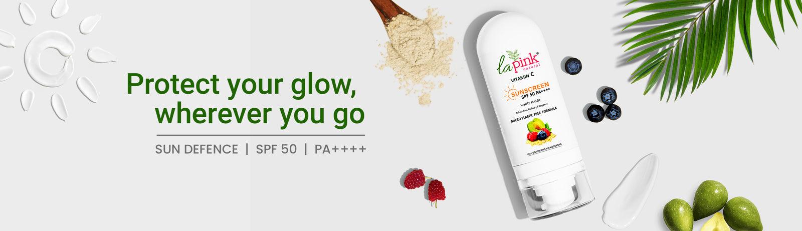 Sunscreen SPF 50 – Vitamin C Sunscreen for Face – La Pink