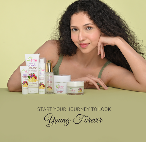 La Pink Young Forever Face Skin Care Collection - 100% Microplastic ...